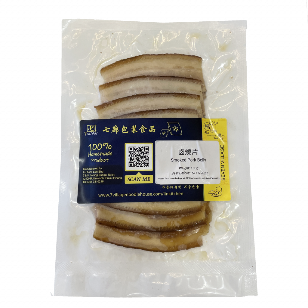 Smoked Pork Belly (100g) (Frozen Pack) – SEVEN VILLAGE LIN RESTAURANT ...